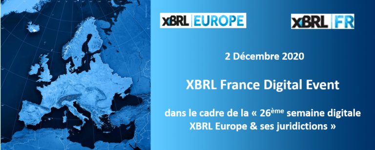 XBRL France digital event – 2 décembre de 9h45 à 12h15 | XBRL